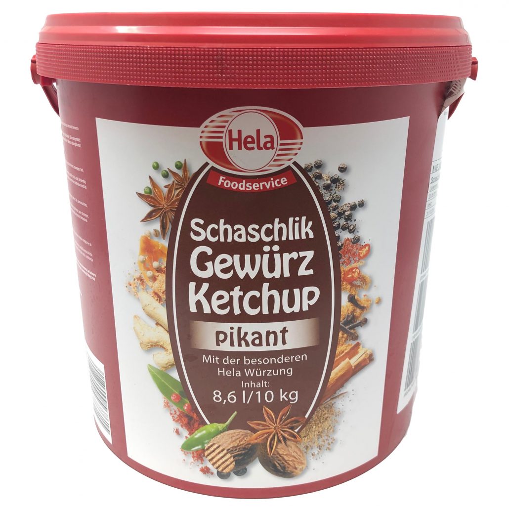 Hela Curry Gewürz Ketchup scharf 800ml Flasche – Hans Wagner ...