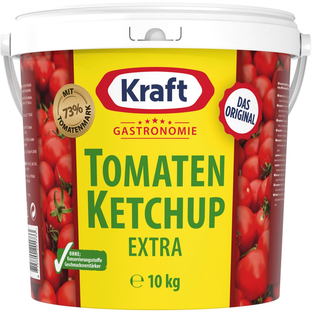 Kraft Tomaten Ketchup Extra 10kg Eimer – Hans Wagner Bestellplattform