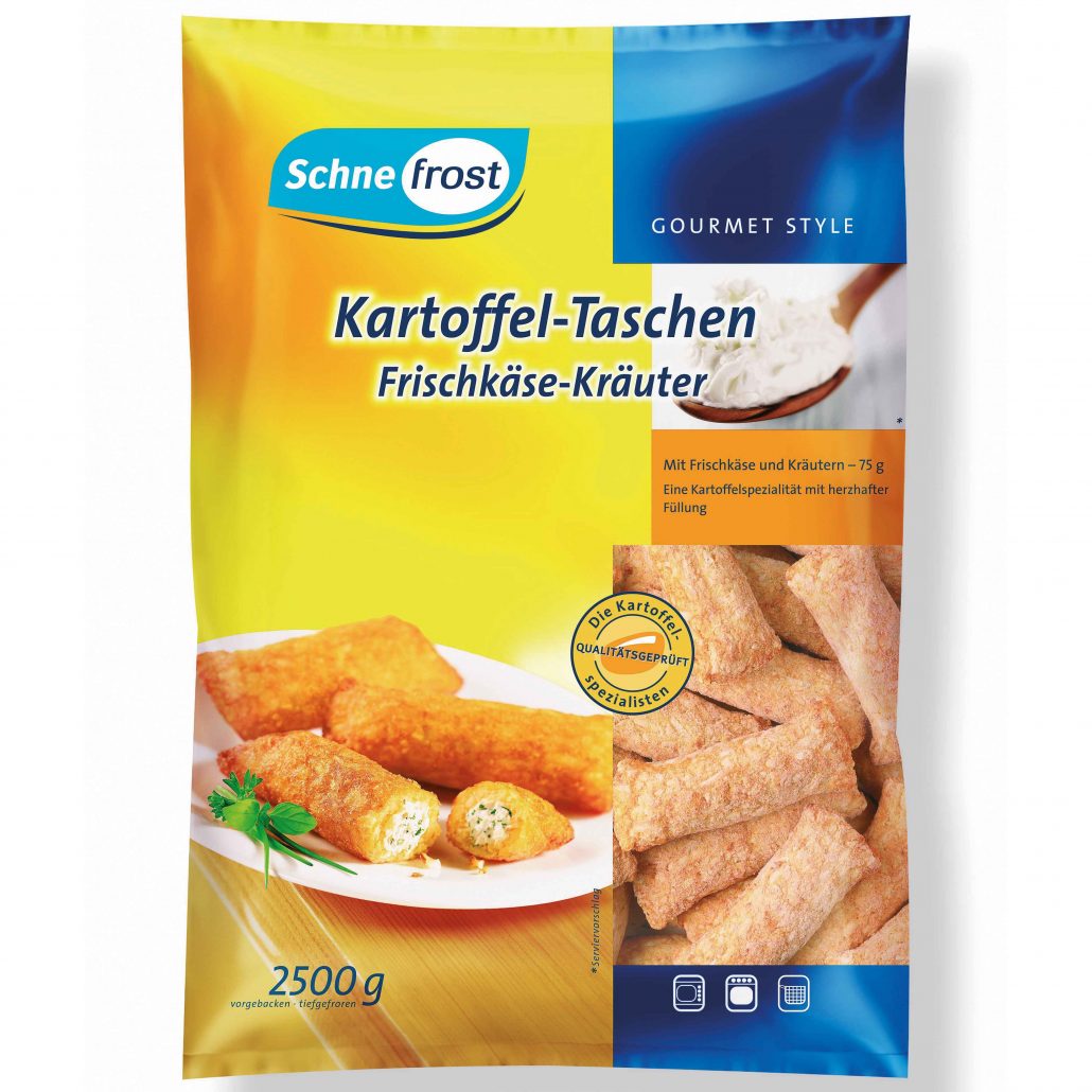 TK Schnefrost Kartoffel-Taschen Frischkäse-Kräuter 2,5kg Beutel – Hans Wagner Bestellplattform